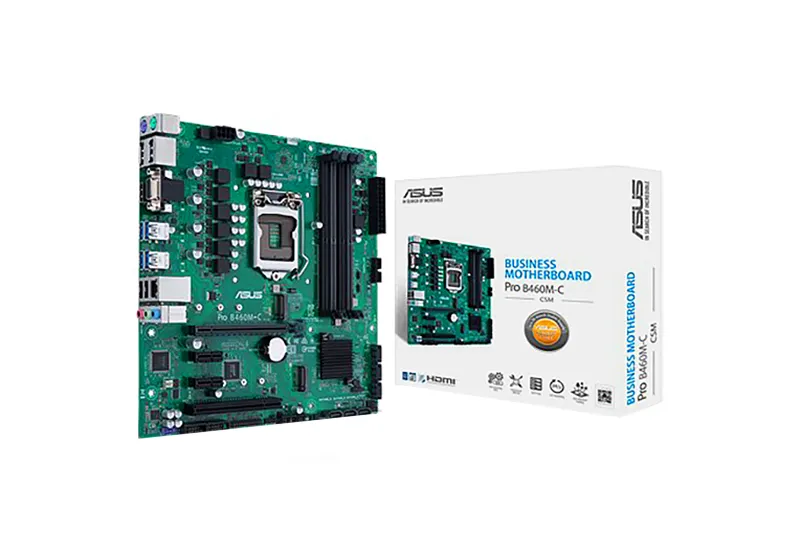 Shop Asus 90MB13S0-M0AAYC PRO B460M-C/CSM Socket LGA1200 B460