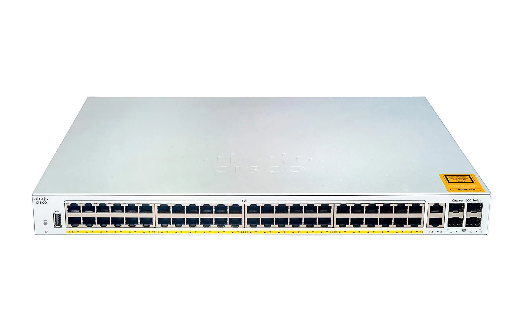 Cisco - C1000-48FP-4G-L-RF 1000 Catalyst PoE+ 48-Ports Switch 1GbE