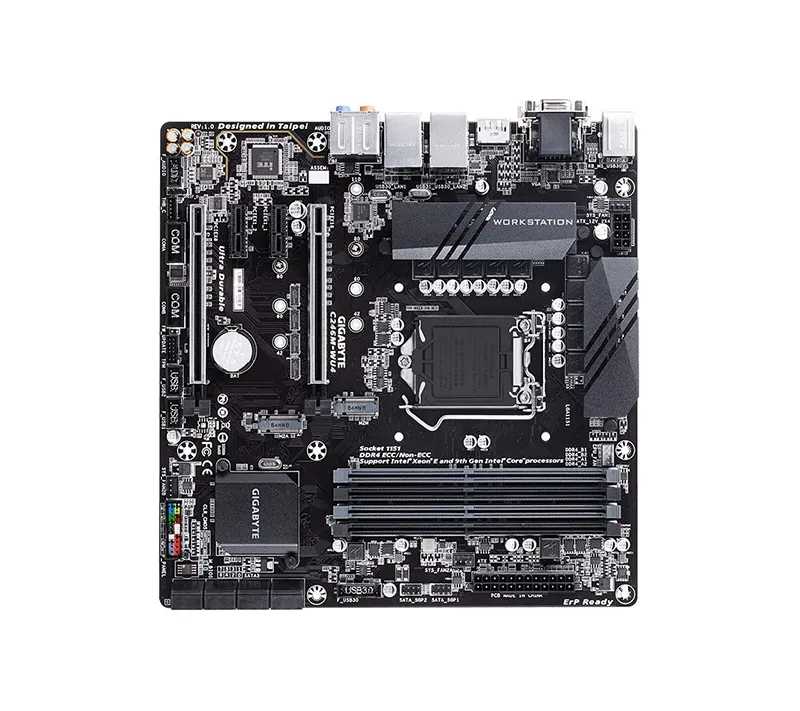 Shop Gigabyte C246M-WU4 Socket LGA1151 C246 Chipset Micro-ATX