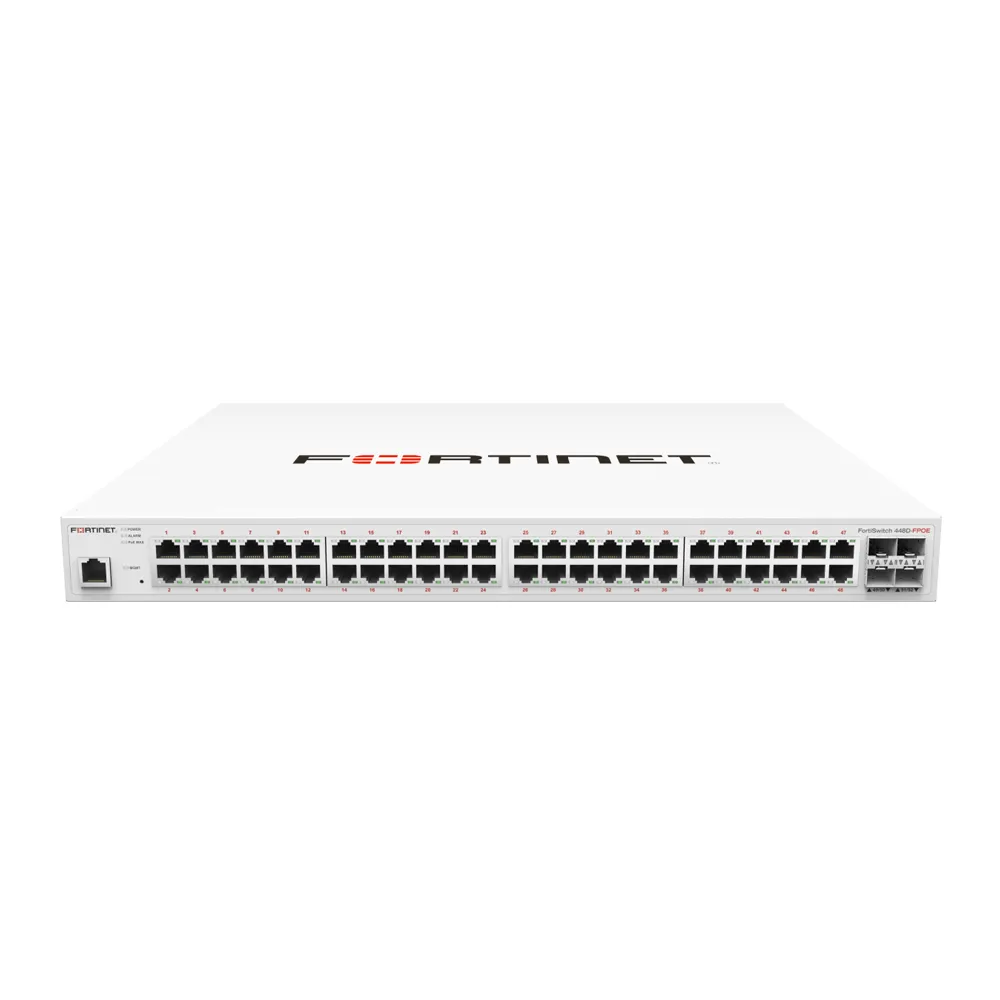 Shop Fortinet FS-448D-FPOE FortiSwitch 48-Port RJ-45 4-P SFP+ Switch
