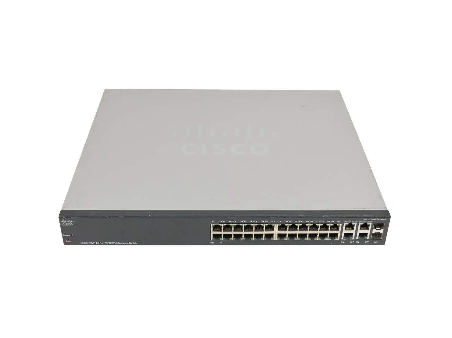Cisco - SF300-24MP-K9NA-RF Business Small 24-Ports 300 FE PoE+ Switch