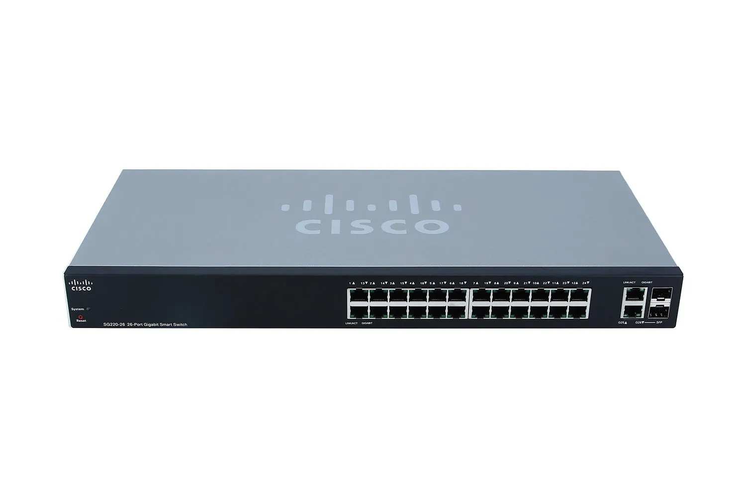 Cisco - SG220-26-K9-NA-RF Business Small Series 220 GE 26-Ports Switch