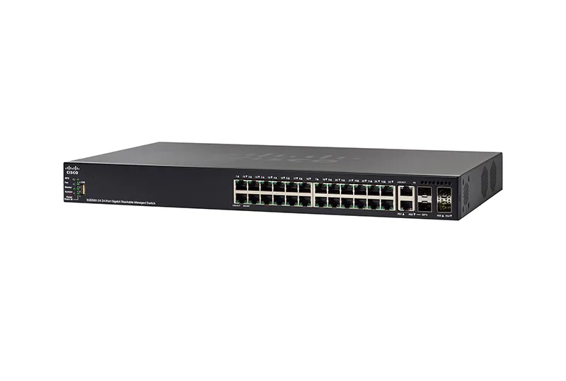 Cisco - SG550X-24MPP-K9 Business Small 24-Ports 550X GE PoE+ Switch