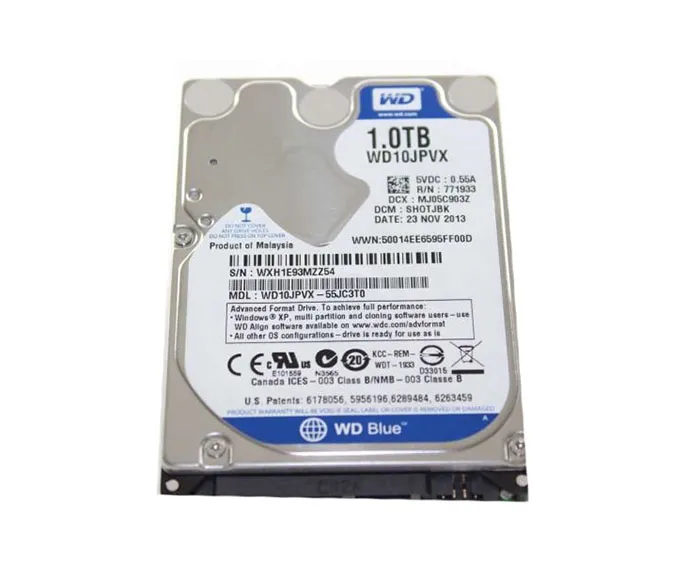 Shop Western Digital WD10JPVX-55JC3T0 1TB 5400RPM SATA 6Gb/s 2.5-in HDD