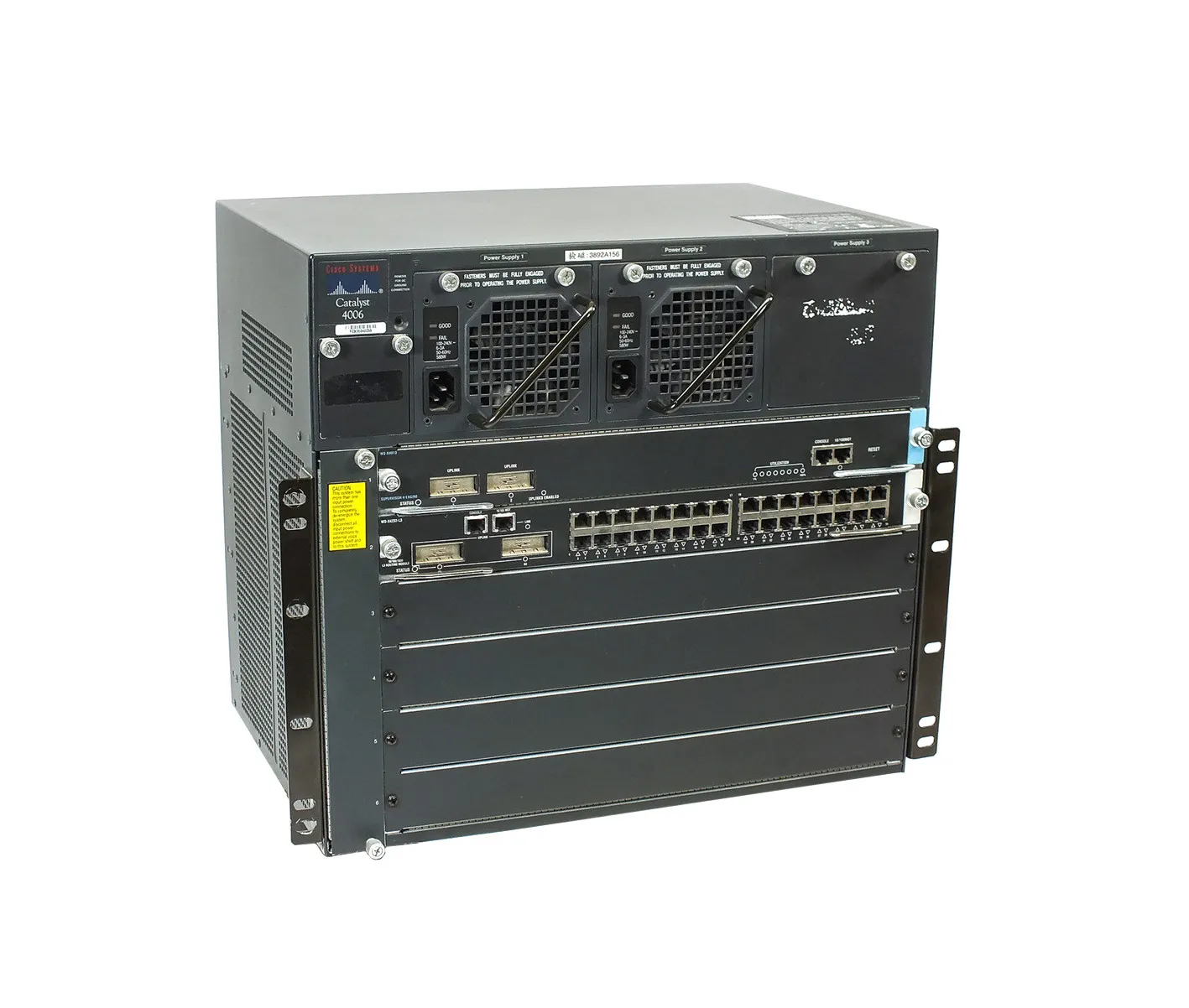 Cisco - WS-C4006-S2-DC 4000 Catalyst 6 Series Expansion x Slots